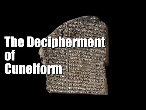 The Decipherment of Cuneiform