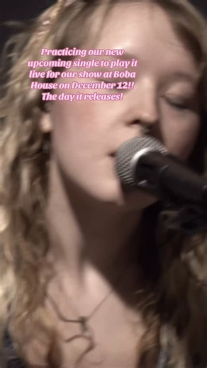 Practicing our new upcoming single to play it live for our show at Boba House on December 12!! The day it releases! #lanadelrey #mazzystar #mitski #fyp #release | shy blossom