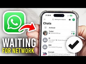 How To Fix WhatsApp Waiting For Network - Full Guide