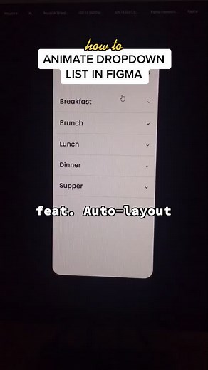 Creating Dropdowns with Auto-layout in Figma