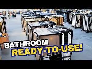 PREFABRICATED BATHROOMS - How it's made?