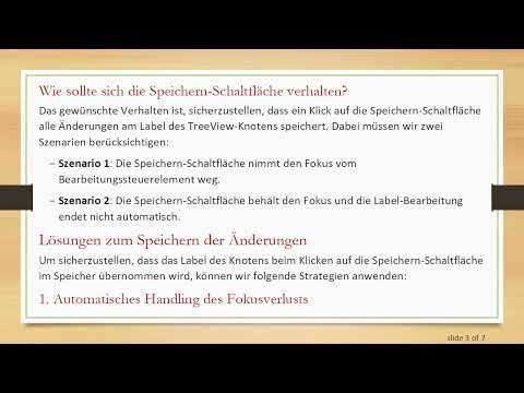 Wie man Änderungen für einen TreeView-Knoten beim Bearbeiten in C# speichert