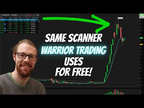 How to Create Warrior Trading Momentum MOMO Scanner for FREE on Think or Swim [TOS] $HKD