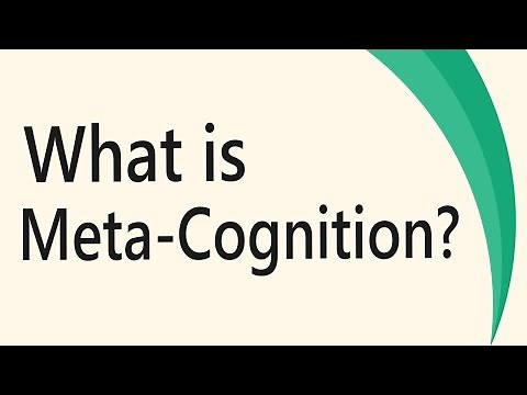 What is Metacognition in Classroom & Metacognition for Kids | Psychology Terminology