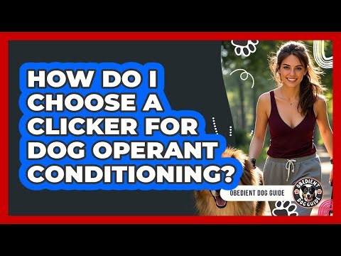 How Do I Choose A Clicker For Dog Operant Conditioning? - Obedient Dog Guide