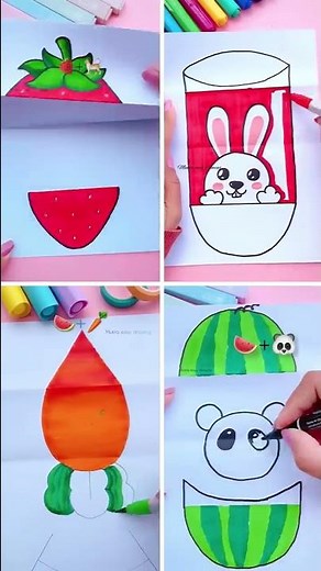 Which one do you like the most? #emojichallenge #shorts #art #youtubeshorts