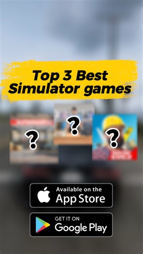 Top 3 Best Simulator Games for Android & iOS #shorts