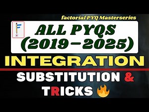 Indefinite Integration PYQs MASTERCLASS 🔥 | Substitution & Manipulation | JEE Mains (2019–2025)|
