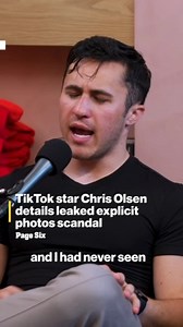 TikTok star Chris Olsen details leaked explicit photos scandal. | New York Post Video