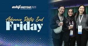 Only at ASHP’s Midyear Clinical Meeting are you able to attend the largest pharmacy recruitment event (PPS) and engagement potential employers and residency programs – it’s the best place to network with peers and advance your career. Join us – Advance Rates end this Friday, November 7! https://hubs.ly/Q03RfwSd0 #ASHP25 | American Society of Health-System Pharmacists | Facebook