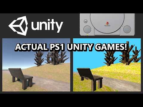 Make actual PlayStation 1 games in Unity
