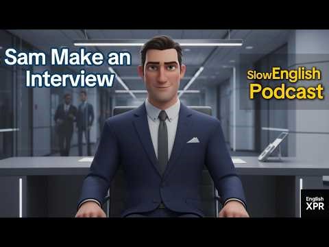 Job Interview in English | Common Questions & Answers with Sam (English Listening Practice)