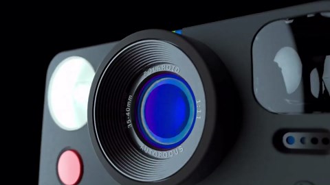 Polaroid Gen 2 Now I-Type Instant Film Camera - Black Bundle with a B&W i-Type Film Pack (8 Instant Photos) and a Cleaning Cloth