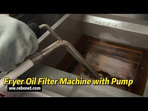 Fryer Oil Filter Machine with Pump