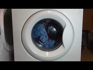 Bush A126Q Washing Machine : cotton standard Eco 60'c + overview (Full cycle)