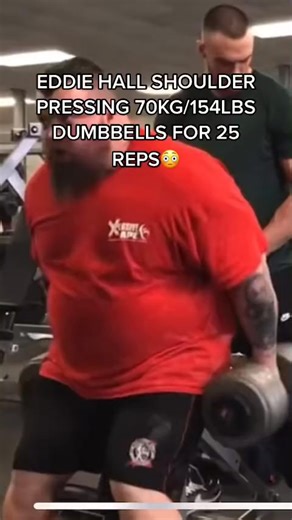How do you make 70KG dumbbells look this light😳#fyp#foryoupage#GymTok#liftersmotivation#strongsack#beast#eddiehall#eddiehallwsm#wsm#thebeast#backupyourbull#eddiethebeasthall#strongm#421 | Lifters Motivation