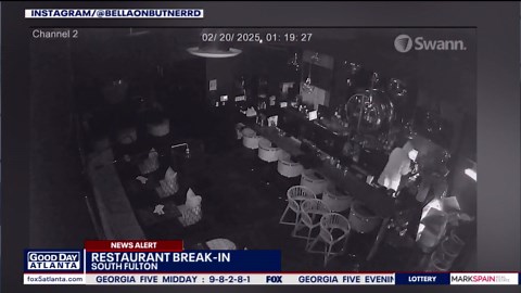 Restaurant break-in caught on camera