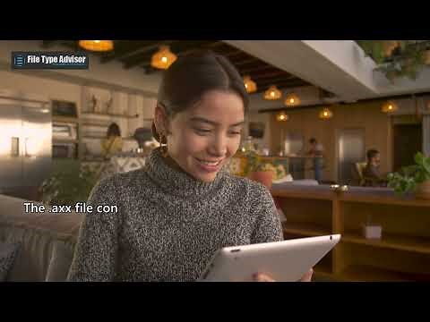 What is an AXX file and how can you open it?