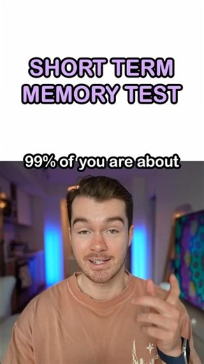 Short Term Memory Test