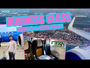 ITA Airways BUSINESS CLASS review | Palermo - Rome - Zurich & ITA Airways Lounge! | VOAR ON BOARD