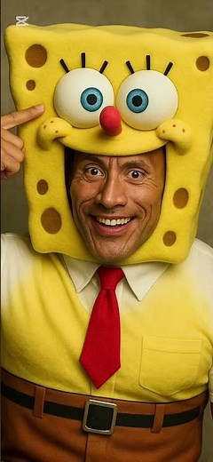 The rock SpongeBob 🧽