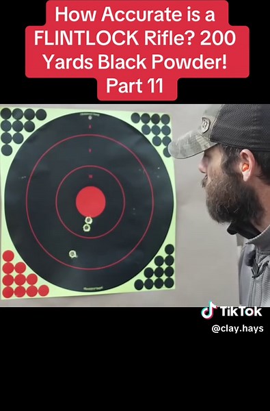Precision Shooting with a FLINTLOCK Rifle