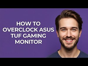 How To Overclock Asus Tuf Gaming Monitor - UPDATED!