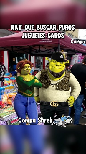 1.1K views · 22 reactions | HAY QUE BUSCAR JUGUETES DE LOS CAROS 螺 #compashrek #shrekbuchon #navidad #memes | Compa Shrek | Facebook