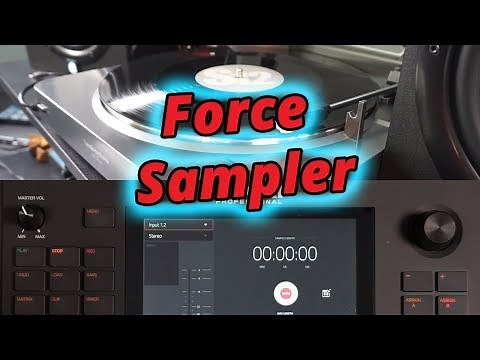 Akai Force Sampler Overview (Recording Vinyl)