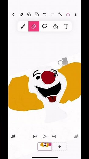 Why does this explosion look like a clown? #animation #wtf