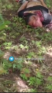 Beheaded Dead body of young man with dumped in a side road