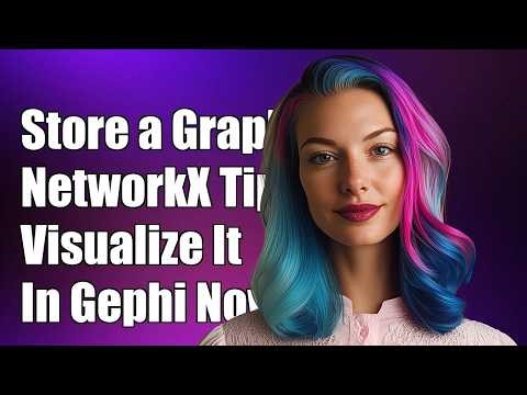 How to store a networkx graph for visualizing in Gephi?