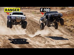 Dentside F-100 Prerunner “Vivian” vs KOH-Champion Ranger “1447” in DIRT DRAG RACING!