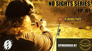 17K views · 1.1K reactions | As we announced in the last days ... here is the first episode of the new series "No Sights" !!! Distance : 25 YDS Target : 10 Inches Plate Platform : G17 Sights : ----- Enjoy the video and stay tuned for the next EPISODE 2 Tomorrow !!! | Instructor Zero | Facebook