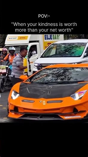 When your kindness is worth more than your net worth 👌🫡