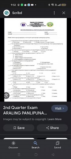 Grade 9 2nd Quarter Exam Review and Answer Keys