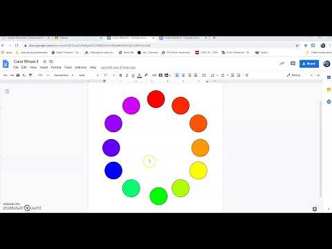Color Wheel on Google Docs