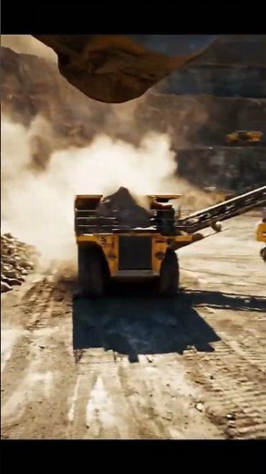 Massive Machines at Work: Inside an Open Pit Mining Operation! ⛏️