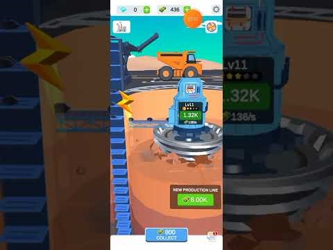 Idle Dig Factory - Gameplay walkthrough