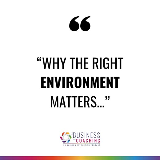There’s a very simple reason why Coaching Revolution coaches succeed and it’s this – they are in an environment where they are most likely to succeed. They are surrounded, on a daily basis by a) those who have achieved what they want and b) others who are with them on their journey. https://open.spotify.com/episode/1HtDlVk0QWWywaZhS2fgSO?si=Qp6JuML5RU2r2jBaAgaBVw | The Coaching Revolution