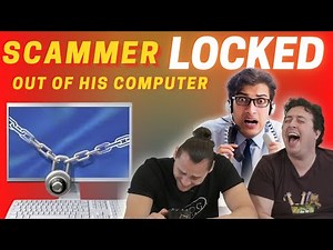 We REVERSE HACKED a Scammer and LOCKED His Computer!