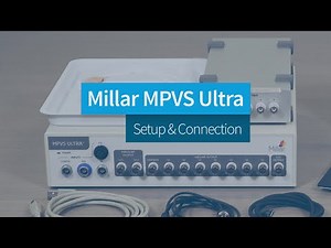 How to set up the Millar MPVS Ultra with a C Series Instrument Interface and LabChart