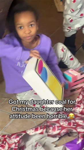 I bet she change next year 😂 #fyp | kids getting coal