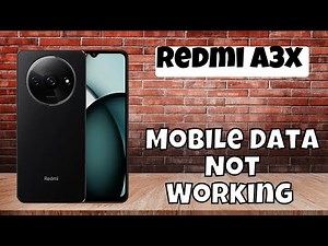 How to Fix Redmi A3x Mobile Data Not Working Problem