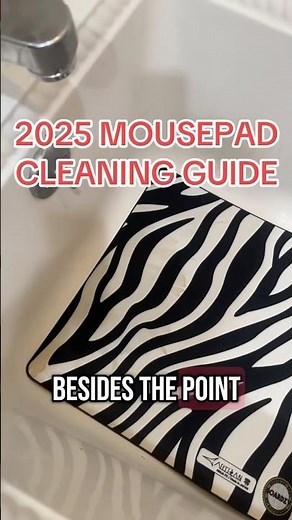 HOW TO CLEAN YOUR MOUSEPAD (working 2025)