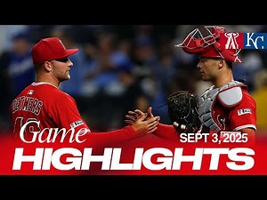 Angels vs. Royals Game Highlights (9/3/25) | MLB Highlights