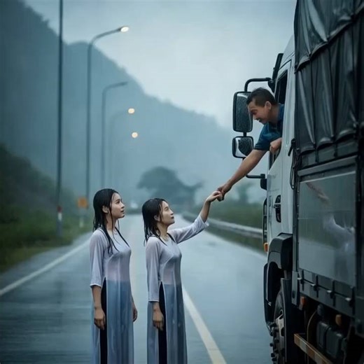 14K views · 3 comments | “Thương hai cô gái ướt mưa, anh tài xế cho...