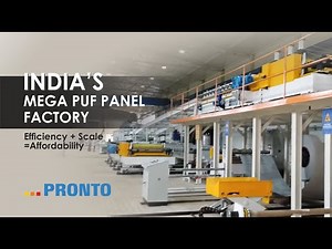 India’s Mega PUF Panel Factory – PRONTO | Multi-Line, Multi-Width, Ultra-Modern