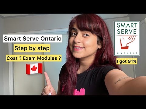 Smart Serve Ontario license 🇨🇦 | Cost | Exam modules | Step by step | Manvi Gangwani