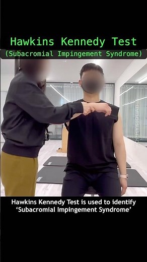Hawkins Kennedy Test. Shoulder Impingement Syndrome. #rotatorcuff #shoulderpain #shoulderinjury